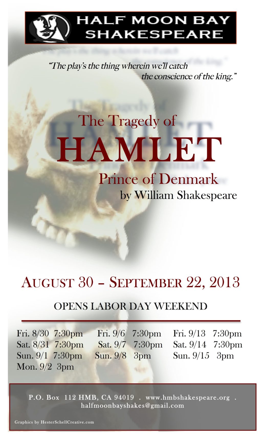 STUDIO SCHELL performing arts promotions – Hester Schell: Creative