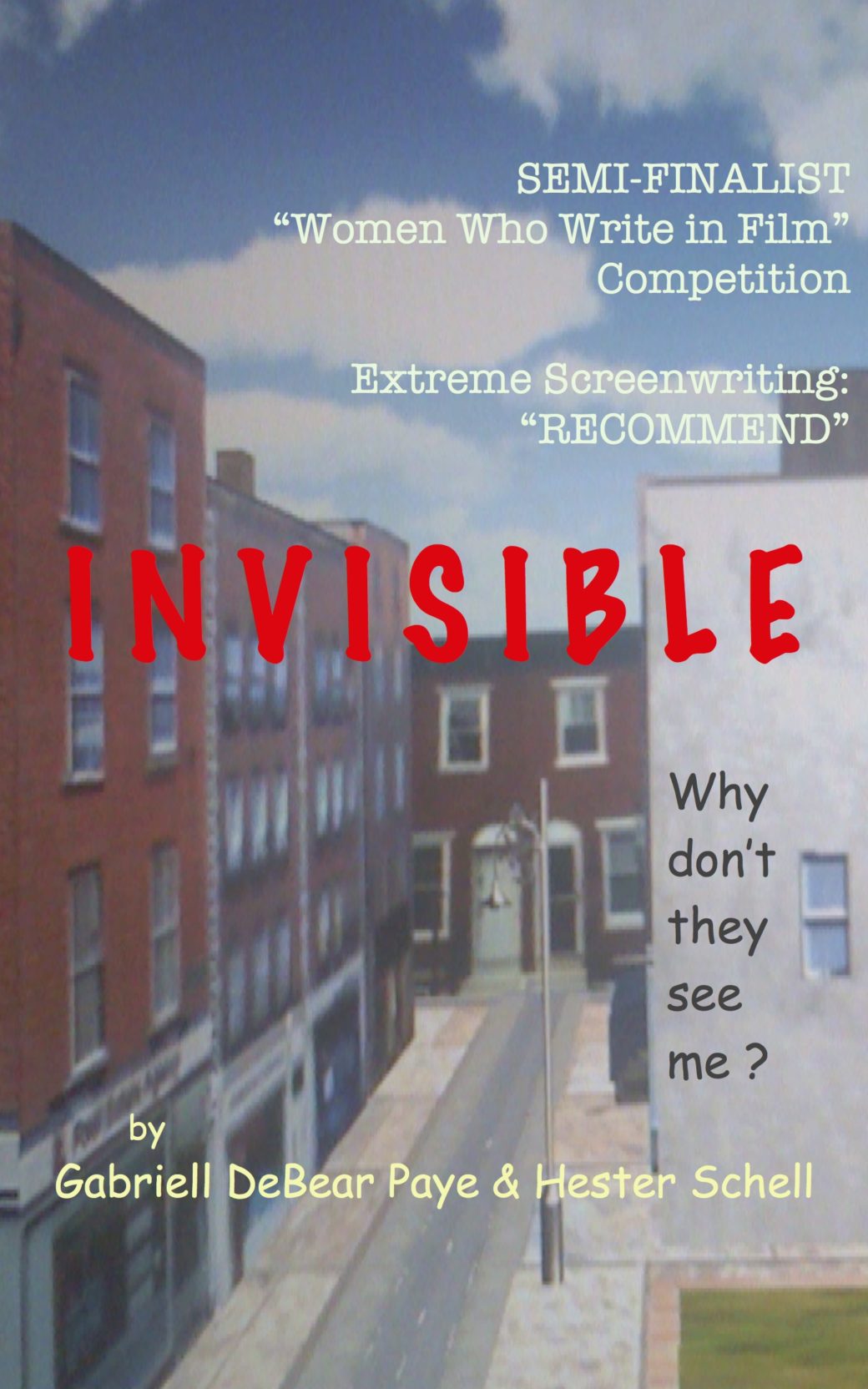 Screenplays, TV Pilots & Plays: – Hester Schell: Creative